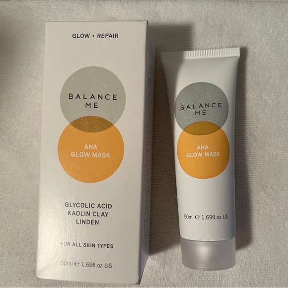 Balance Me | Skincare | Nib Balance Me Aha Glow Mask 7 Oz Exfoliating ...